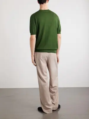 Zegna Knitted Cotton T-shirt