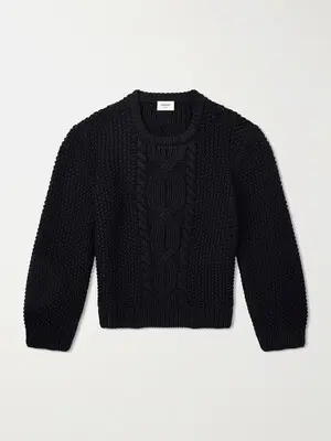 Saint Laurent Knitted Wool Sweater