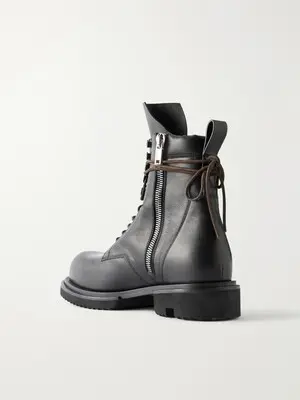 Rick Owens Army Gabe Leather Boots