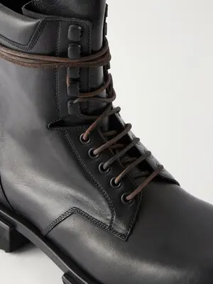 Rick Owens Army Gabe Leather Boots