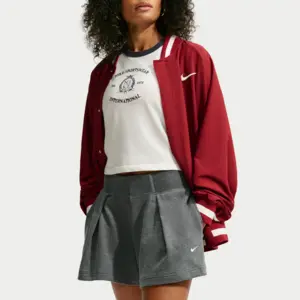 Nike Studio Fleece Lightweight High-waisted Loose Pleated Shorts