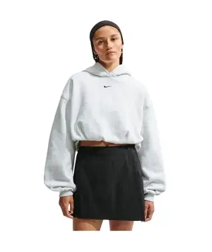 Nike Studio Fleece Oversized Cropped Hoodie