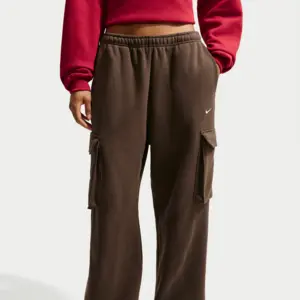Nike Studio Fleece Oversized High-rise Cargo Pants