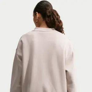 Nike Studio Fleece Medium Weight Oversized V-neck Top