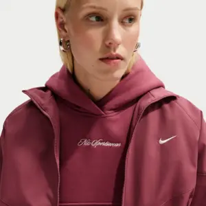 Nike Studio Fleece Medium Weight Cropped Pullover Hoodie