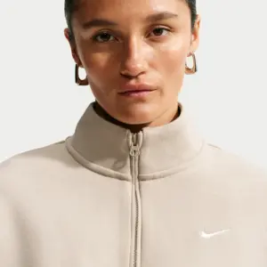 Nike Studio Fleece Cropped 1/4-zip Top