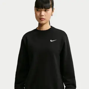 Nike Studio Fleece Medium Weight Crew - Black