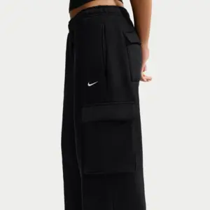 Nike Studio Fleece Oversized High-rise Cargo Pants