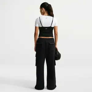 Nike Studio Fleece Oversized High-rise Cargo Pants
