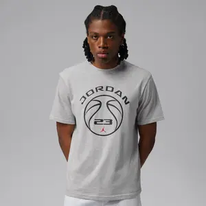 JORDAN Sport Dri-fit Graphic T-shirt - Grey
