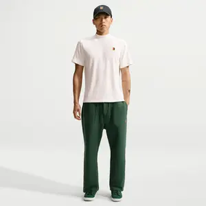 Nike Club Rules Open-hem French Terry Pants - Green