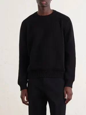 Saint Laurent Cotton Waffle-knit Sweater