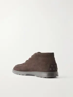 TOD'S Suede Lace-up Boots