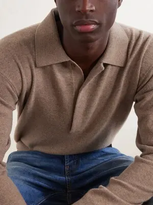Saint Laurent Wool Polo Sweater