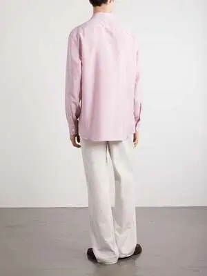 Zegna Striped Silk Shirt