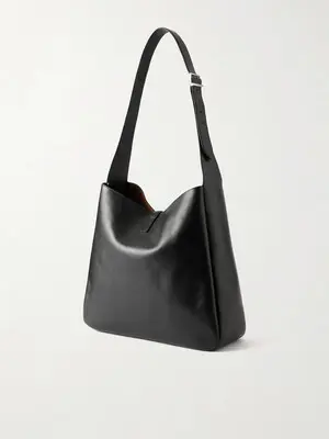 Saint Laurent Le 5 À 7 Logo-embellished Messenger Bag - Black