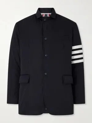 Thom Browne Striped Down Jacket - Blue