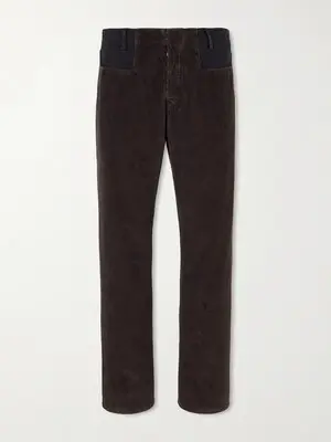 MAISON MARGIELA Straight-leg Cotton-corduroy Trousers