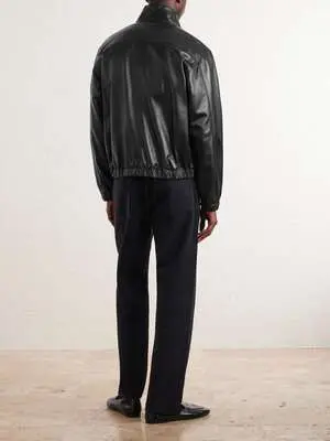 Saint Laurent Leather Blouson Jacket