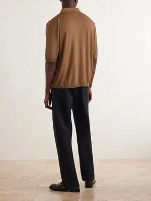 Saint Laurent Wool Polo Shirt