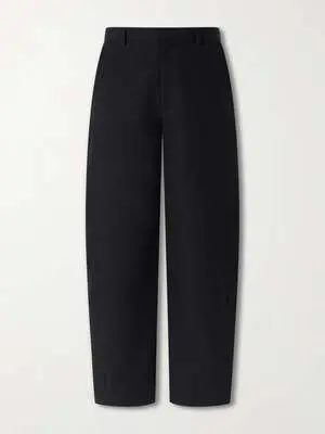 Givenchy Straight-leg Cotton-twill Trousers - Black