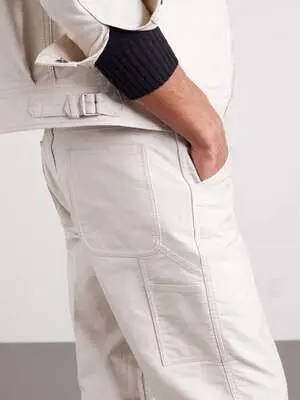 TOM FORD Straight-leg Cotton-satin Trousers
