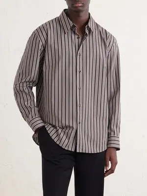 Saint Laurent Striped Cotton Shirt