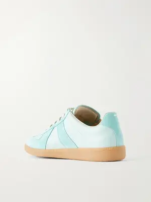 MAISON MARGIELA Replica Leather And Suede Sneakers
