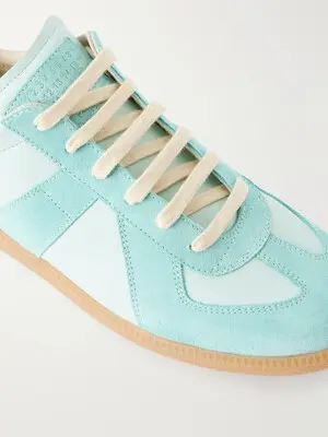 MAISON MARGIELA Replica Leather And Suede Sneakers