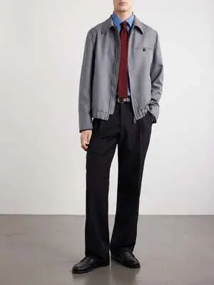 SLOWEAR Montedoro Il Primo Wool-canvas Bomber Jacket