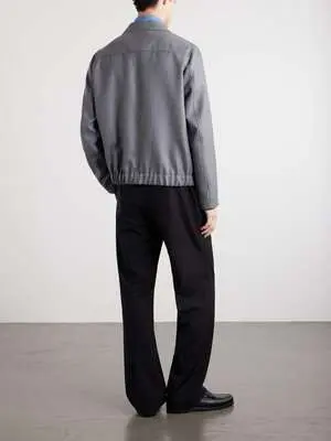 SLOWEAR Montedoro Il Primo Wool-canvas Bomber Jacket