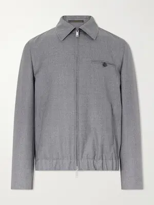 SLOWEAR Montedoro Il Primo Wool-canvas Bomber Jacket