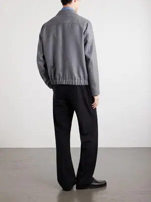 SLOWEAR Montedoro Il Primo Wool-canvas Bomber Jacket