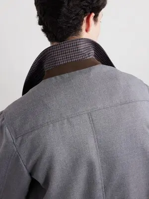 SLOWEAR Montedoro Il Primo Wool-canvas Bomber Jacket