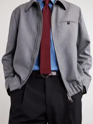 SLOWEAR Montedoro Il Primo Wool-canvas Bomber Jacket