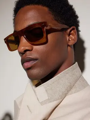 Brunello Cucinelli Square-frame Acetate Sunglasses