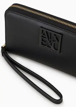 Armani Exchange Logo-plaque Zip-up Purse