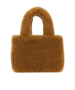Amina Muaddi Double-handle Handbag - Brown