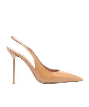 Paris Texas Lidia Slingback Pumps - Beige