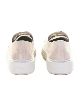 Santoni Logo Embossed Lace-up Sneakers