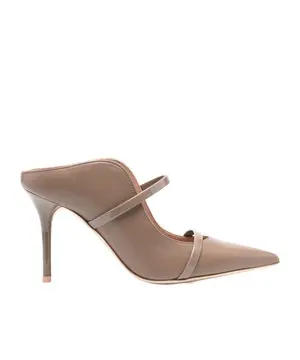 MALONE SOULIERS 85mm Maureen Mules - Brown