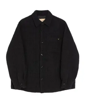 Valentino Garavani Cotton Tweed Shirt Jacket With Vgold