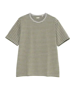 Nanamica Striped T-shirt - Gray