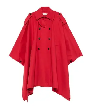 RÓHE Double-breasted Trench Coat - Red