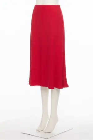 Valentino Garavani Pleated Midi Skirt