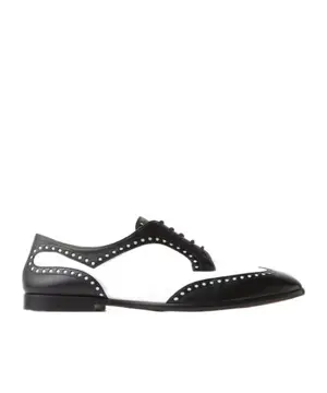 Versace Mick Leather Derby Shoes
