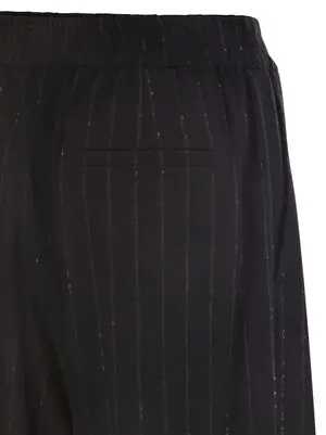 Brunello Cucinelli Pinstriped Sequined Trousers