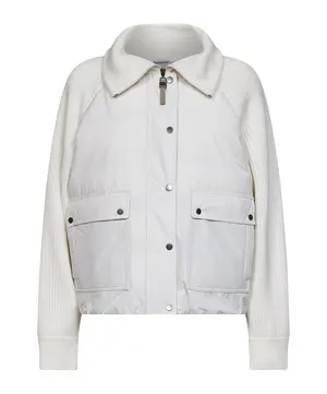 Brunello Cucinelli Zipper Knit Down Jacket - No
