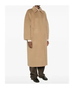 RÓHE Raglan-sleeve Concealed-fastening Coat