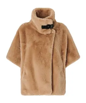 Pinko High-neck Buckle-fastened Cape